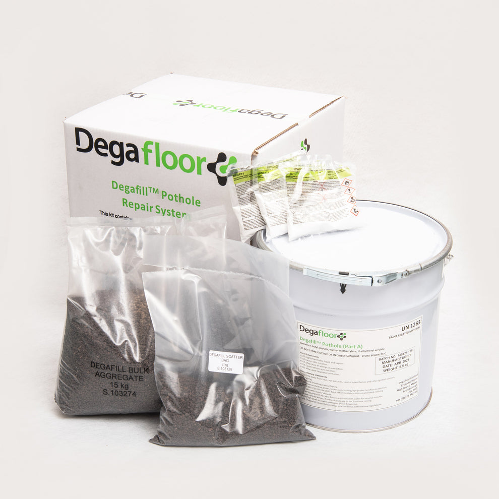 Degafill™ Permanent Pothole Repair Kit – Degafloor