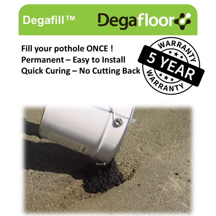 Degafill™ Permanent Pothole Repair Kit – Degafloor